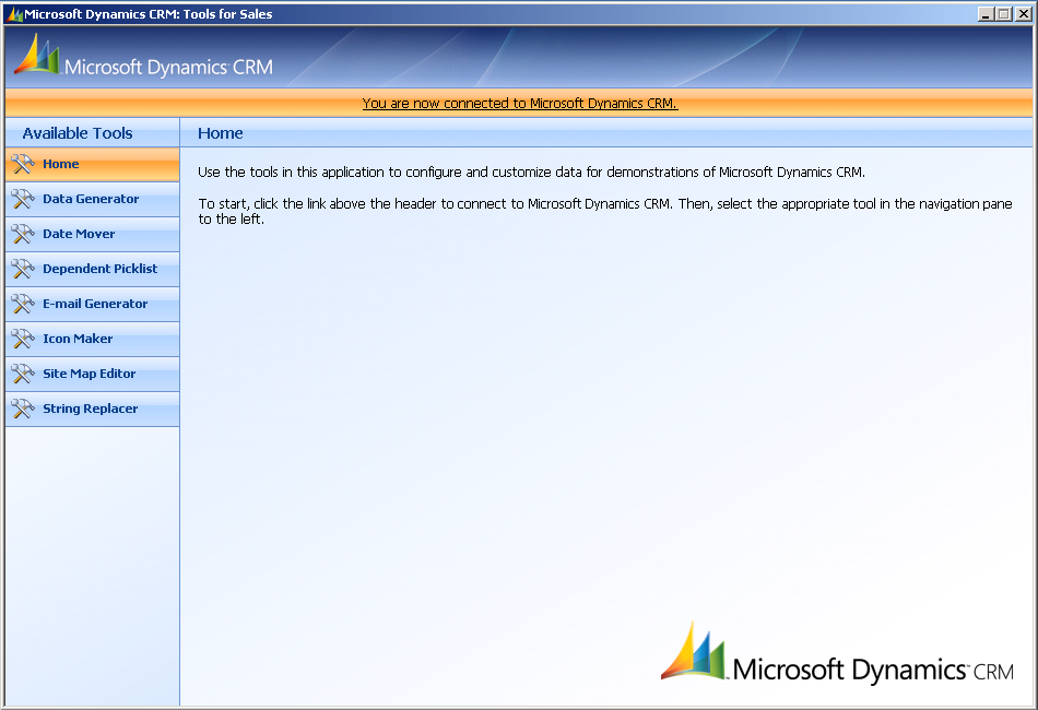 Microsoft Dynamics CRM 4.0 Demonstration Tools | Magnetism Solutions ...