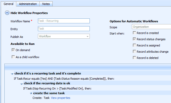 Dynamics CRM 4 Recurring Tasks | Magnetism Solutions | NZ (Auckland ...