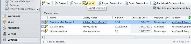 Managing Mail Merge Templates Using Solutions in Dynamics CRM 2011 ...