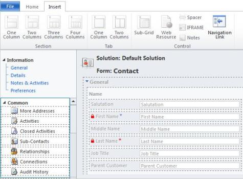 Changing Form Navigation Group Names Dynamics CRM 2011 | Magnetism ...
