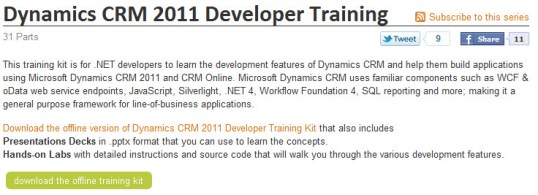 Learning Resources for Dynamic CRM 2011 | Magnetism Solutions | NZ ...