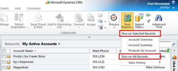 Run Fetch Xml Report On Selected Record In Dynamics Crm 2011 Magnetism Solutions Nz 1643