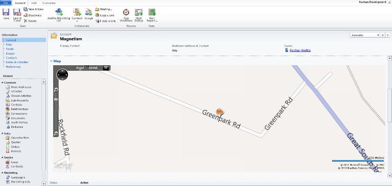 Displaying A Dynamics Crm 2011 Account On A Bing Map Magnetism Solutions Nz Auckland 8486