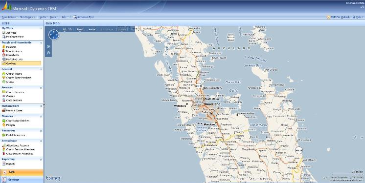 Displaying A Bing Map In Dynamics Crm 2011 Magnetism Solutions Nz Auckland Wellington 