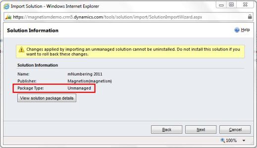 Managed to Unmanaged Solution Dynamics CRM 2011 – Easy! | Magnetism ...