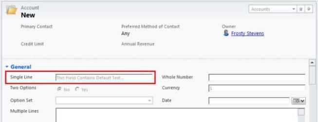 Set Default Text on Any Field in Dynamics CRM 2011 | Magnetism ...