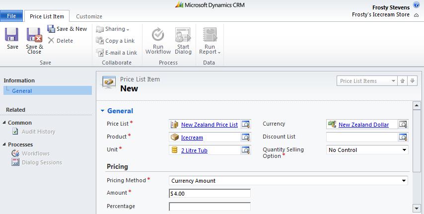 Adding Products to Price Lists in Dynamics CRM 2011 | Magnetism ...