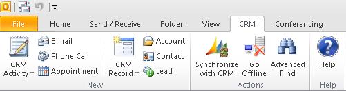 Dynamics CRM 2011 for Outlook - The Ribbon | Magnetism Solutions | NZ (Auckland, Wellington ...