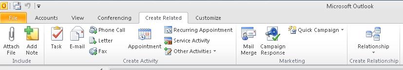 Dynamics CRM 2011 for Outlook - The Ribbon | Magnetism Solutions | NZ (Auckland, Wellington ...