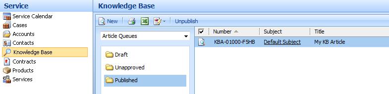 Where is the Knowledge Base in Dynamics CRM 2011? | Magnetism Solutions ...