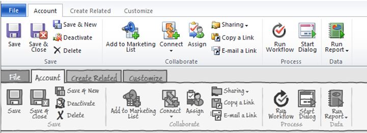 Creating the Dynamics CRM 2011 Ribbon in Expression Blend 4 Sketchflow | Magnetism Solutions ...