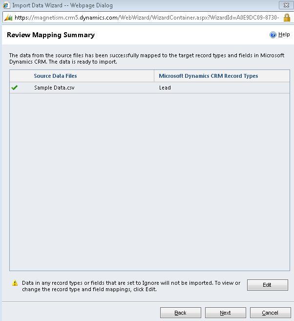 Dynamics CRM 2011 – Importing Data into CRM for the End User ...