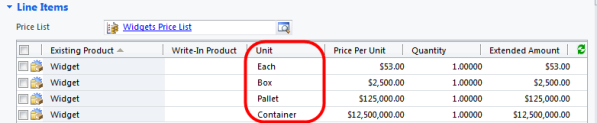 Pricing Products – Part 8 – Adding the Unit column to the Quote ...