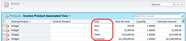 Pricing Products – Part 8 – Adding the Unit column to the Quote ...